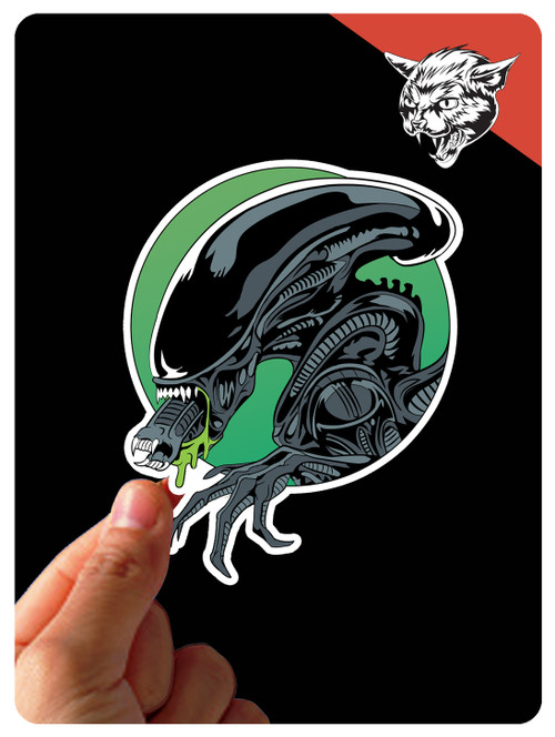 Alien Xenomorph - Sticker Decal - Alleycat Graphics