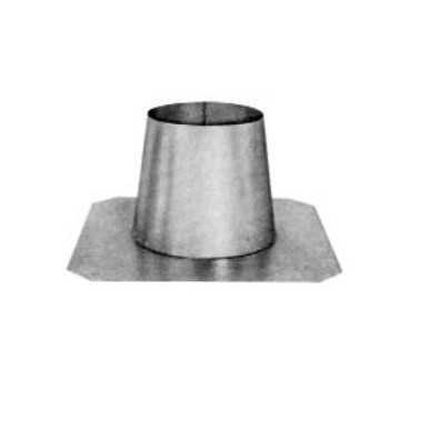 MetalBest 114815 Tall Cone Flat Roof Flashing, 14"ID, 25" x 25" BD
