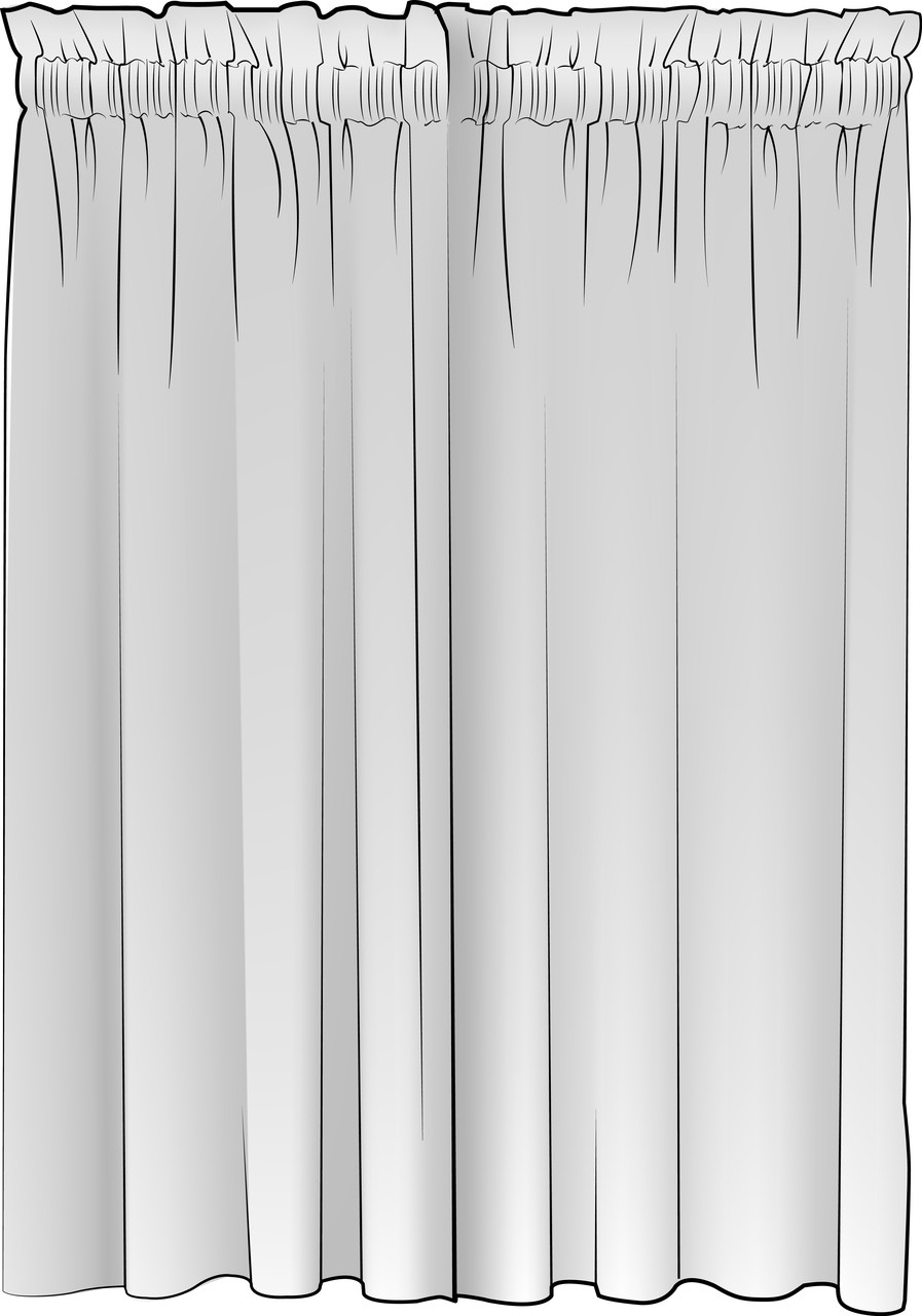 Rod Pocket Curtain Panels in Document Fossil Brown French Script ...