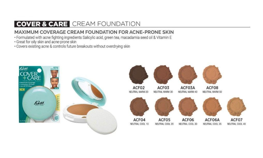KISS Cover + Care 2-in-1 Cream Foundation Concealer