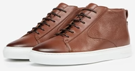 FERMO MID CUT TRAINER-DARK TAN - Signature Menswear