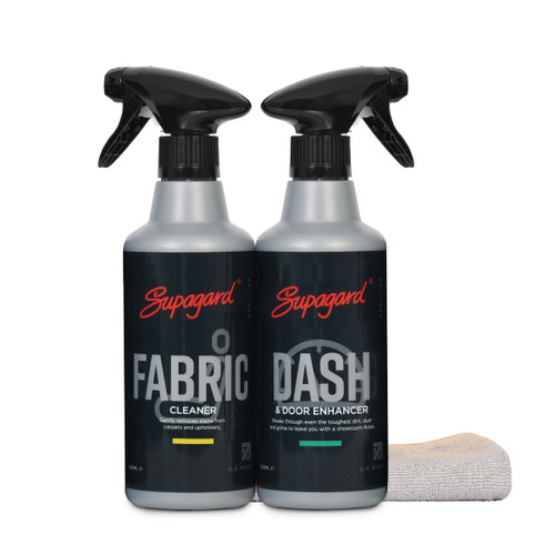 Interior SOS Cleaning Kit - Fabric Cleaner & Dash and Door Enhancer 500ML