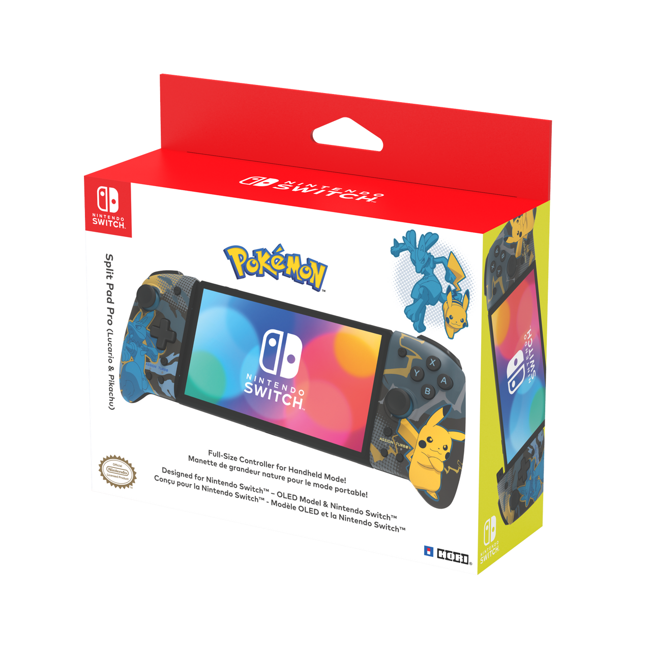 Split Pad Pro (Lucario and Pikachu) for Nintendo Switch™ - HORI USA