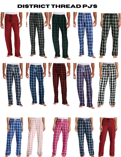 District Thread flannel pants with pockets