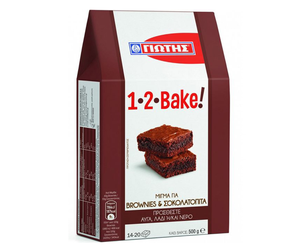 Jotis 1•2•Bake Brownie/Chocolate Pie Mix (17.6oz) - Stamoolis Brothers Co.