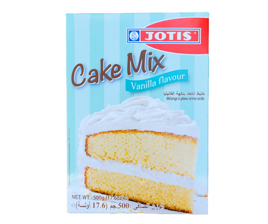Jotis Cake Mix Vanilla Flavor (17.6oz) - Stamoolis Brothers Co.