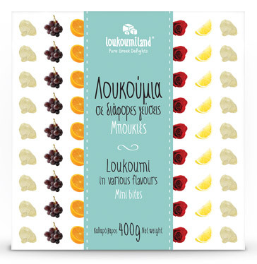Loukoumi Mixed Flavors Loukoumiland (14oz) - Stamoolis Brothers Co.