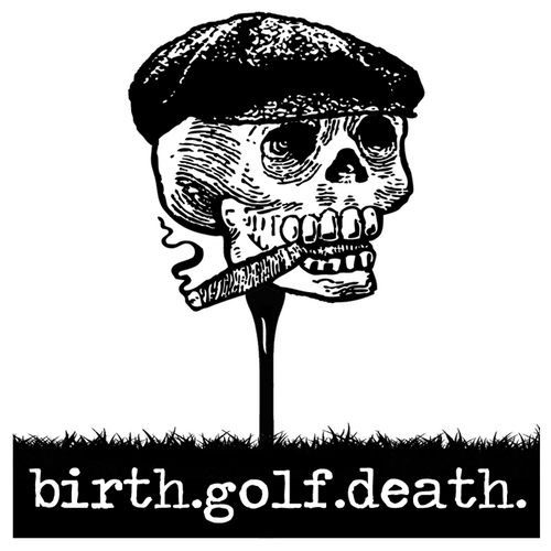 Victor - Skull Head on Tee - T-shirt - birth.golf.death.