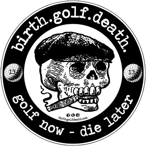 Victor - Skull Head - birth.golf.death.