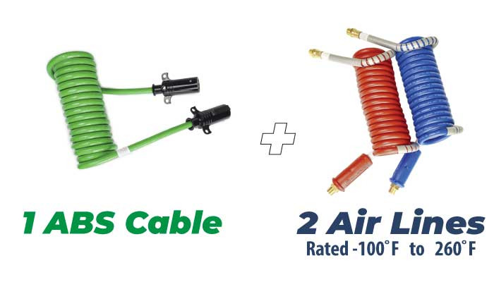 Stallion Set ABS 7 Way Cable & Air Lines - Santa Fe Supply