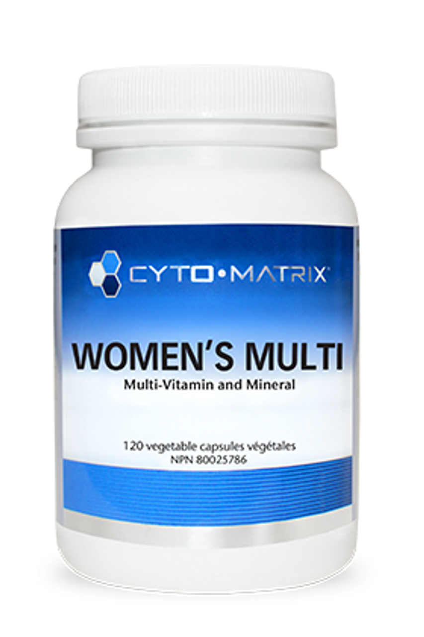 Womens Multi Vitamin 120 Capsules Cyto Matrix Red Leaf Apothecary