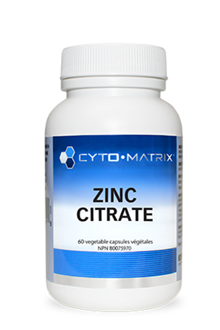Zinc Citrate Matrix 60 Capsules Cyto Matrix Red Leaf Apothecary