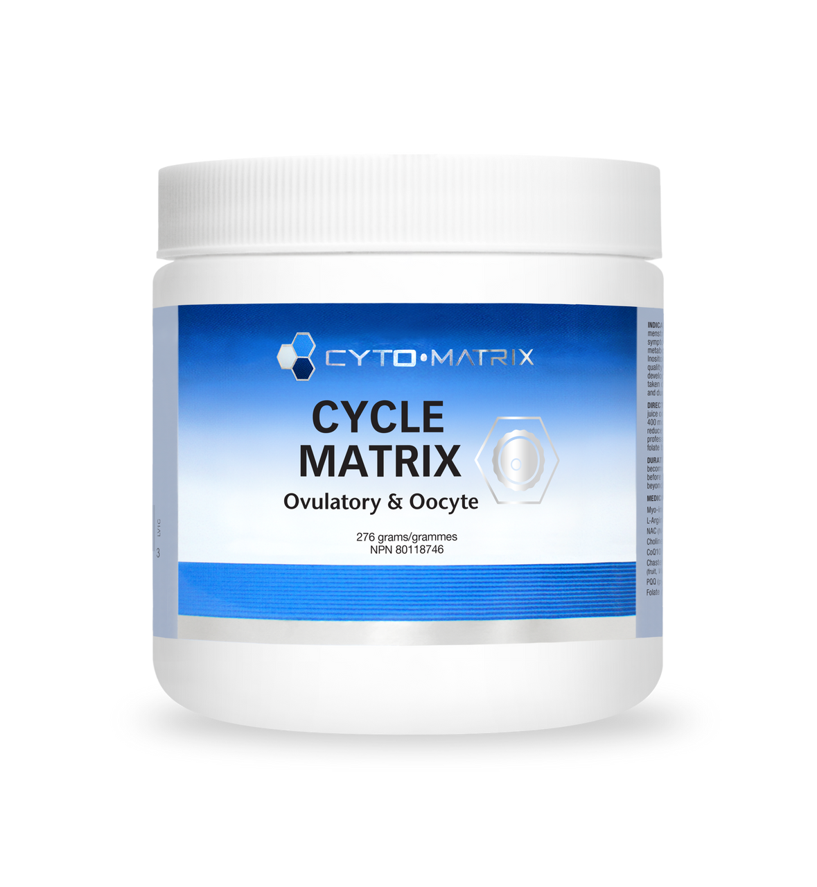 Cycle Matrix Oocyte Support (276 g) - Cyto-Matrix - Red Leaf Apothecary