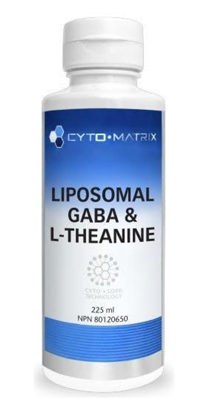 Liposomal GABA & L-Theanine (225mL) - Cyto-matrix - Red Leaf Apothecary
