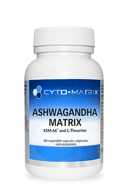Ashwagandha Matrix 60 Capsules Cyto Matrix Red Leaf Apothecary