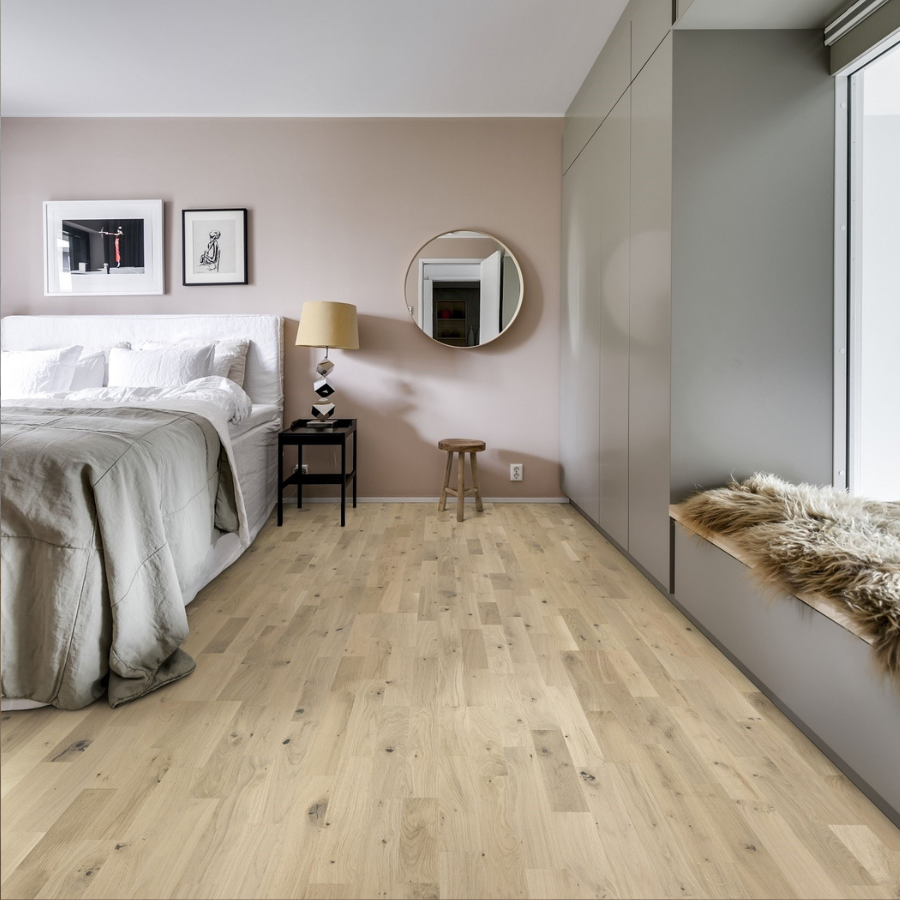 Kahrs Oak Frosted Oat Strip The Beyond Retro Collection Ultra Matt Lacuer