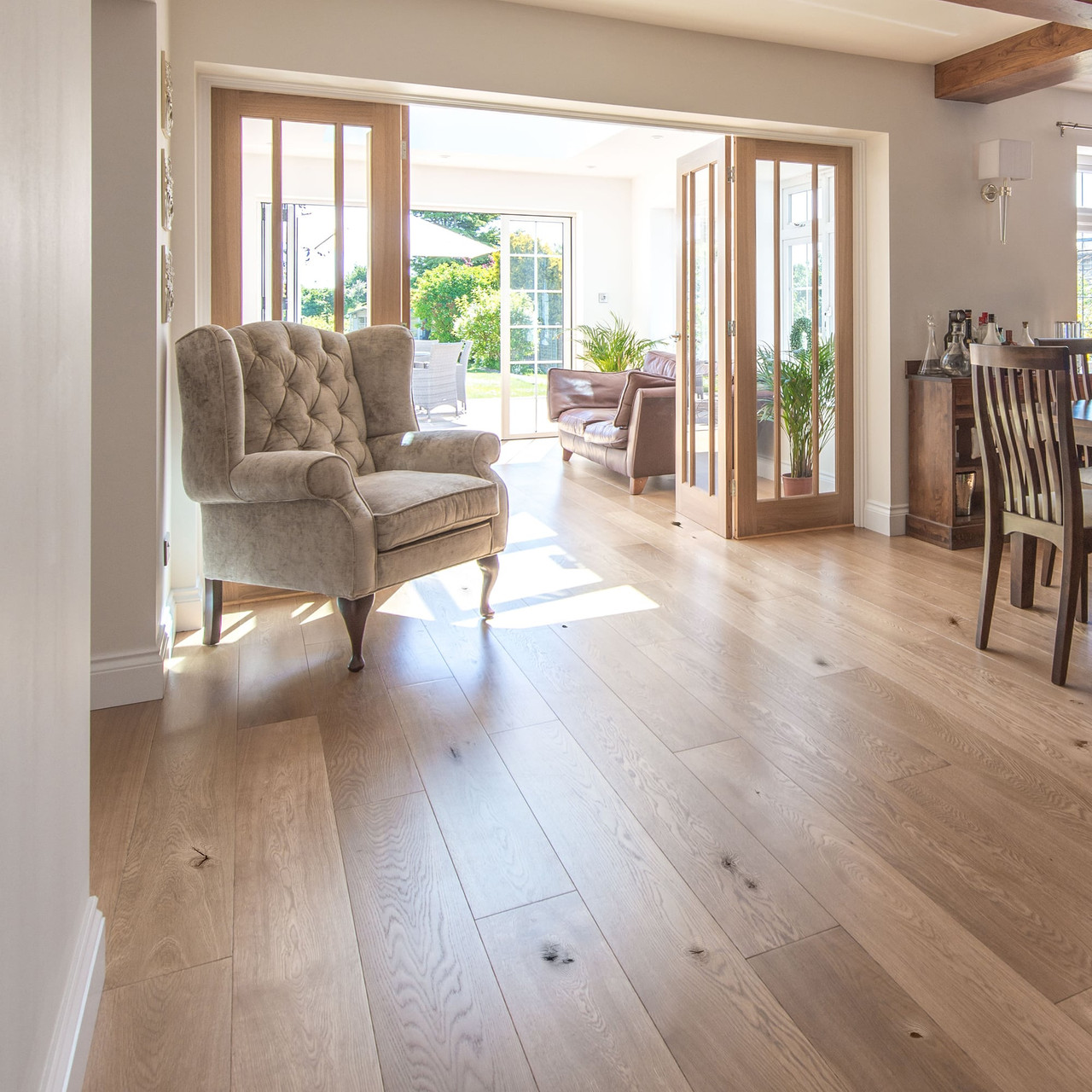 Alpine Glade Oak Matt Lacquered Rustic Oak