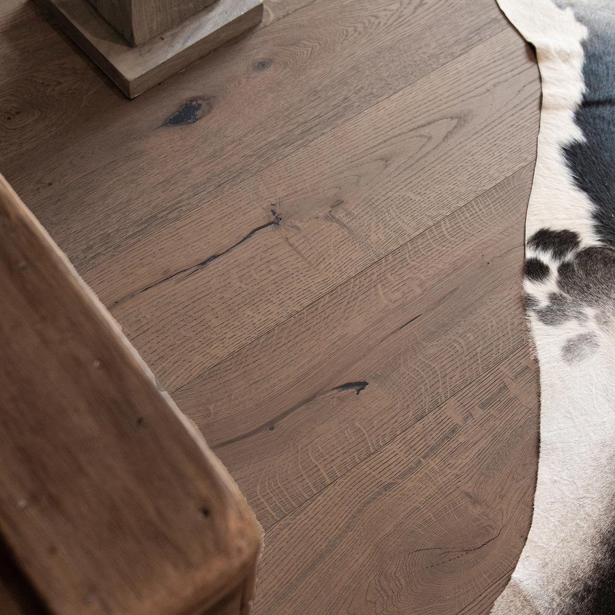 Deco Plank Frozen Umber Brushed & Colour Oiled Rustic Oak