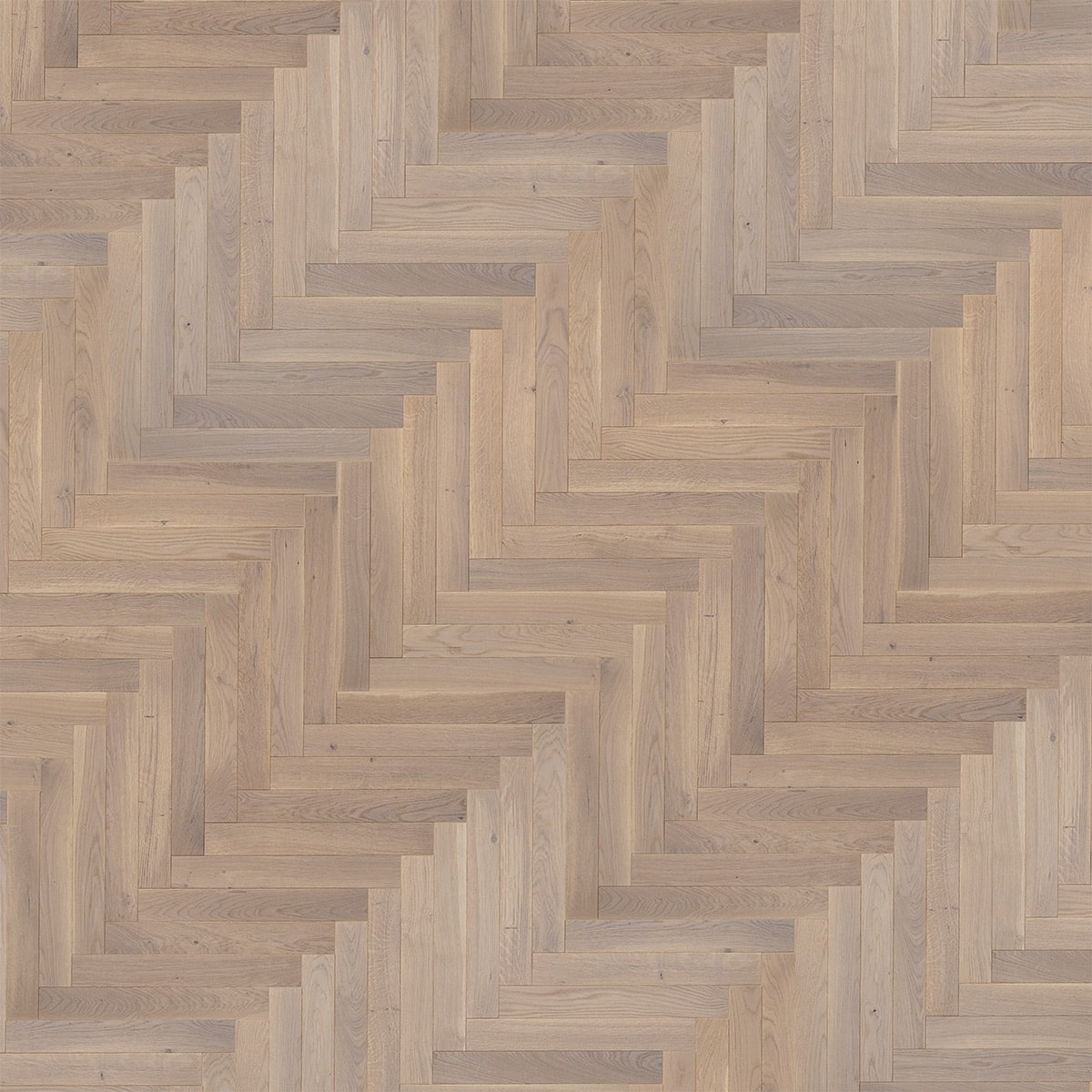 Tundra Herringbone Misty Grey Oak Brushed & Colour Oiled Rustic Oak