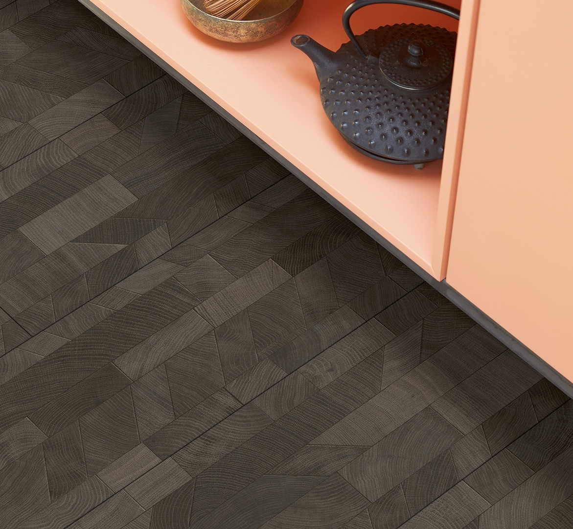 Parador Modular ONE Cross Cut Black Individual Plank Eco Flooring (1744553)