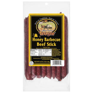 BEEF STICKS HONEY BBQ (16 OZ) - The Food Distributor