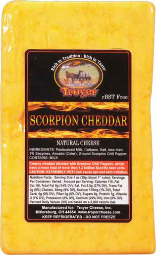 SCORPION CHEDDAR MINI LOAF (2.5 LB) - The Food Distributor