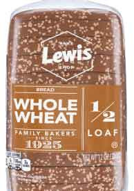 BREAD WHOLE WHEAT 1/2 LOAF (12 OZ) - The Food Distributor