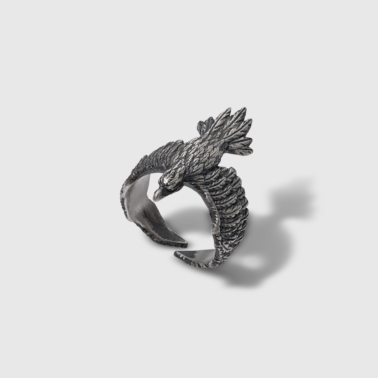 Buy The Crow Ring, Sterling Silver by Espada Silver | elk & HAMMER