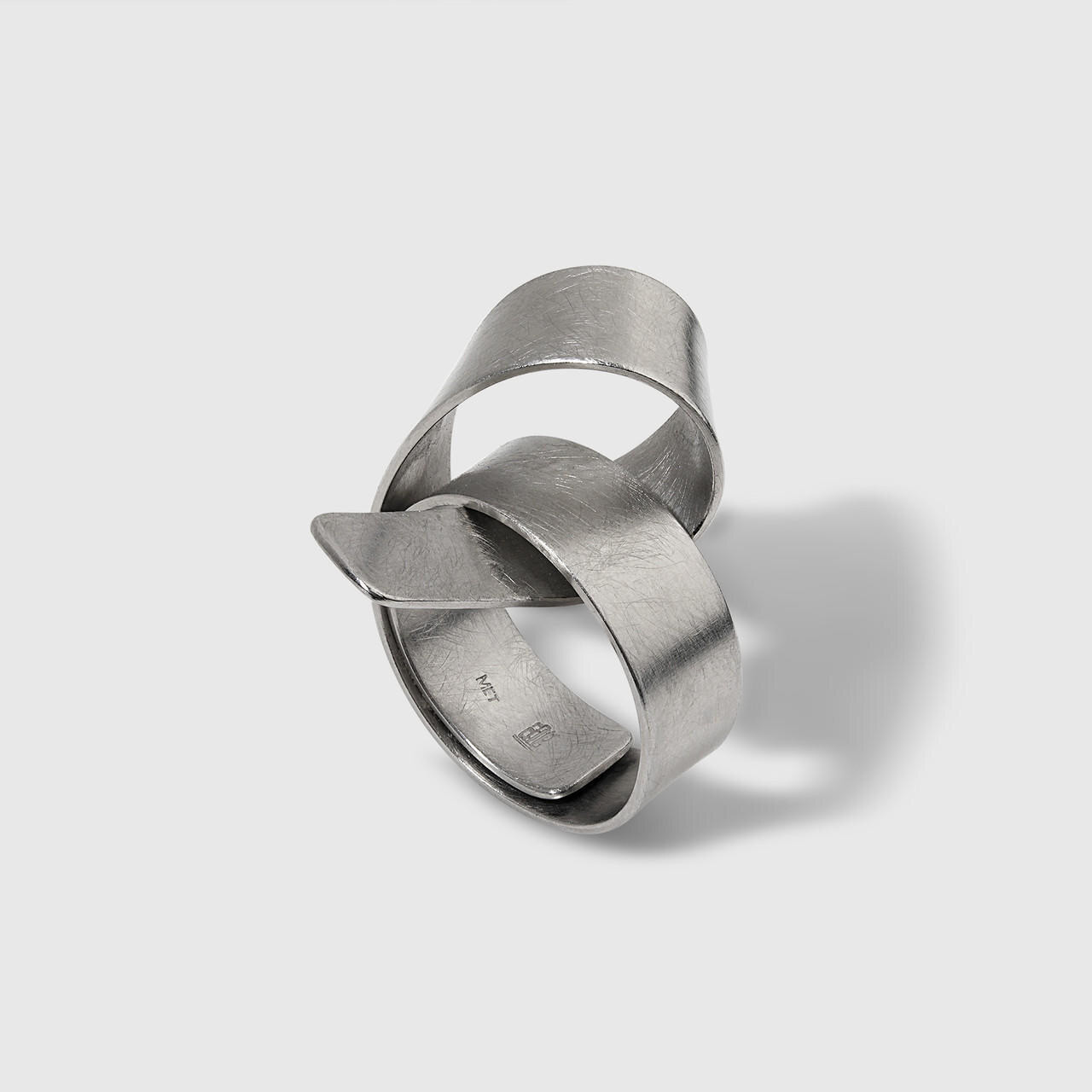 Buy Twist and Fold Ring, Stainless Steel by Mysterium Collection | elk ...