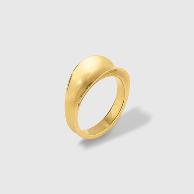 Buy The Maia Ring, 18kt Yellow Gold by Ashley Childs | elk & HAMMER