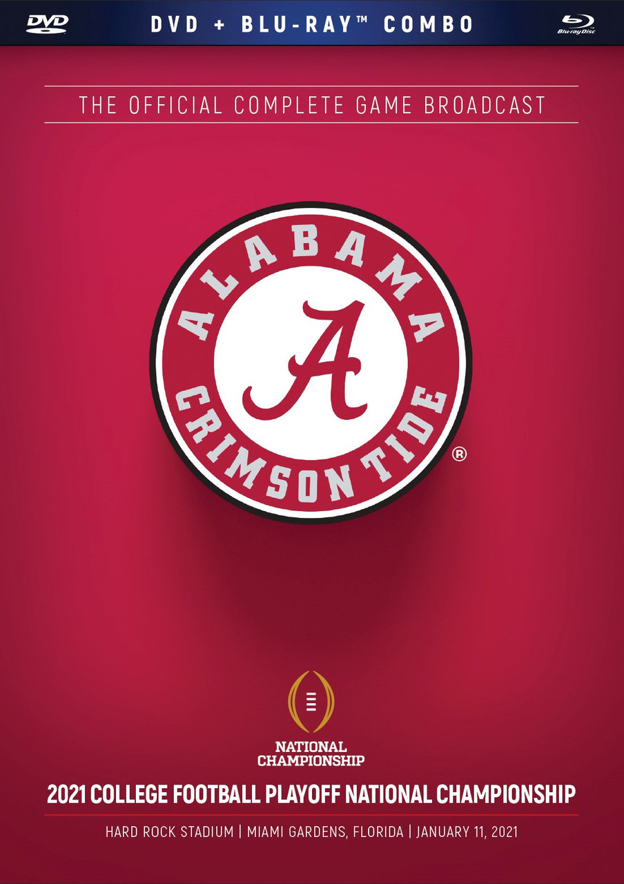 2021 National Champ Dvd/Bluray - Paul W. Bryant Museum
