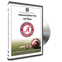 2012 National Championship Dvd - Paul W. Bryant Museum