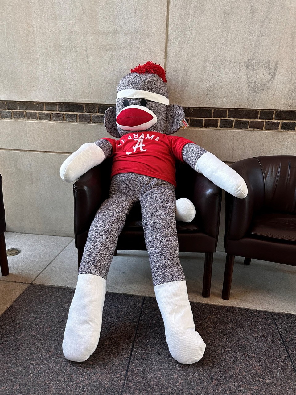 Giant Sock Monkey - Paul W. Bryant Museum
