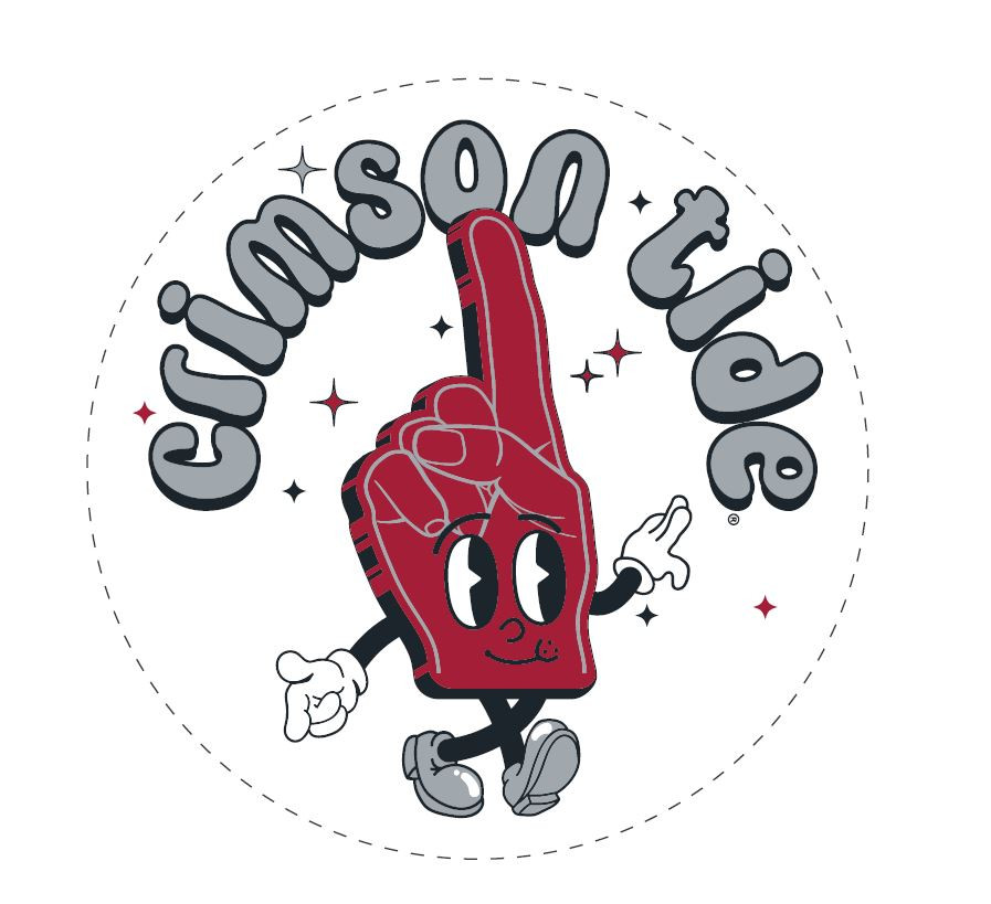 Foam Finger Sticker - Paul W. Bryant Museum