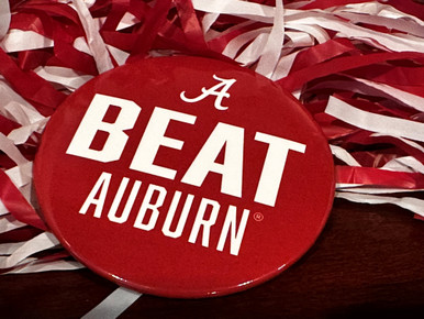 Beat Auburn Button - Paul W. Bryant Museum