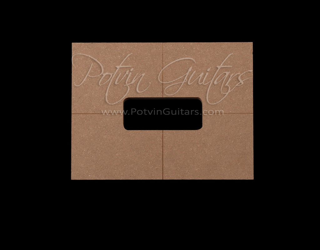 P90 Routing Template - Potvin Guitars