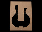 LP-Style Chambering Templates - Potvin Guitars