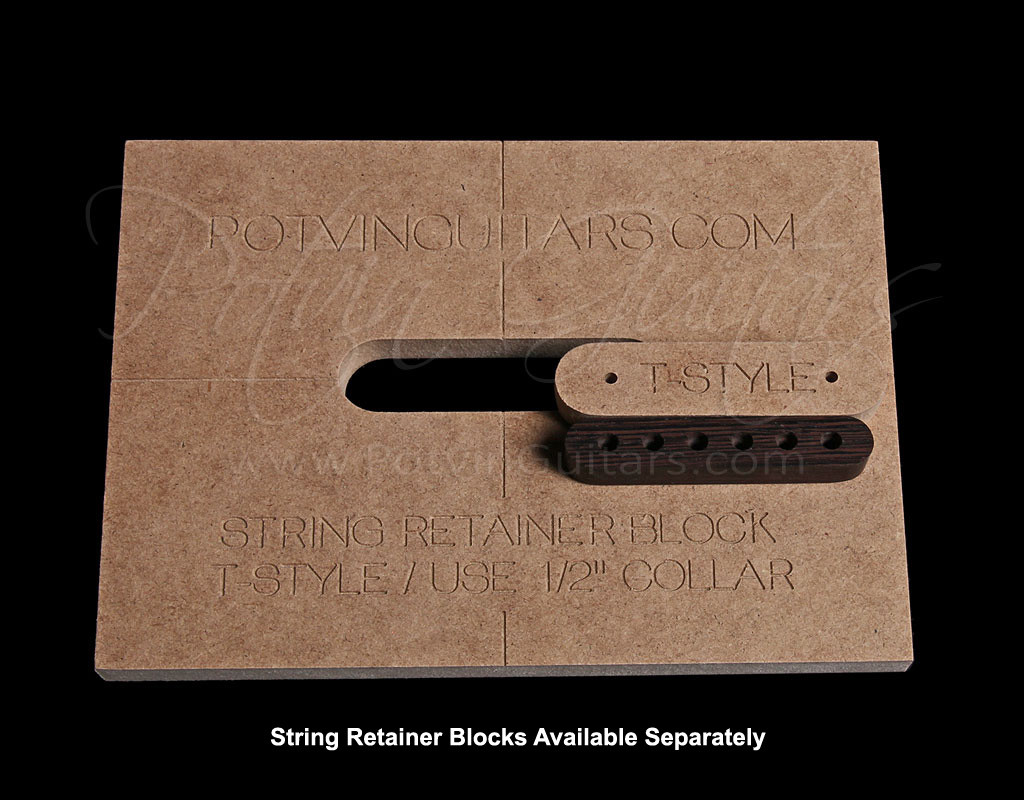String Retainer Block - Potvin Guitars