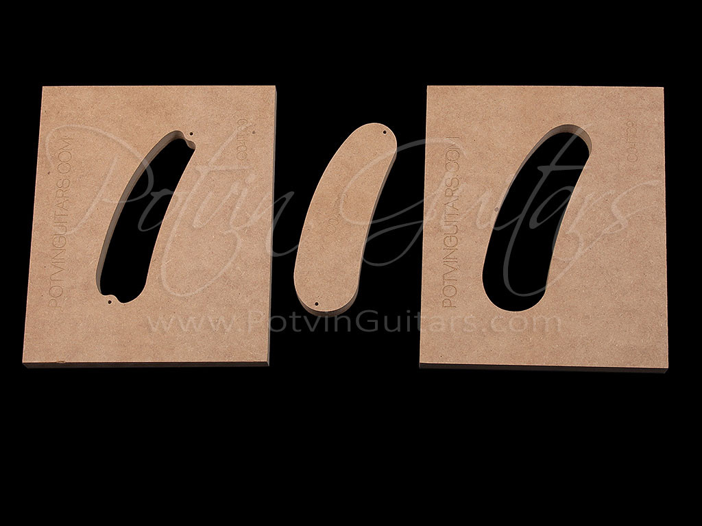 Control Cavity T-69 Template Set - Potvin Guitars