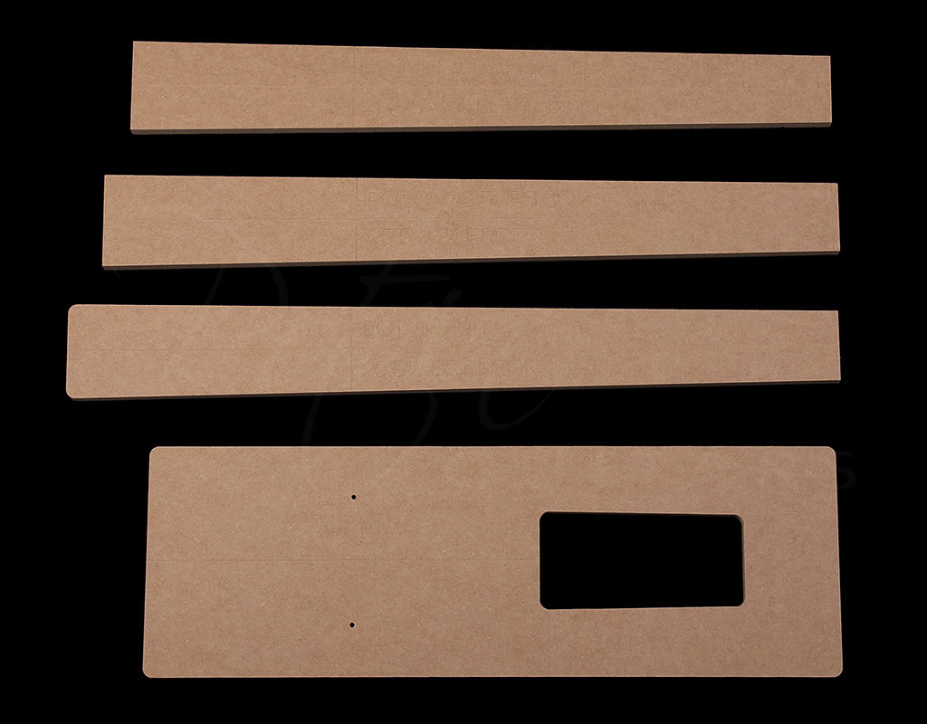 Set Neck 7-String Template Kit - Potvin Guitars
