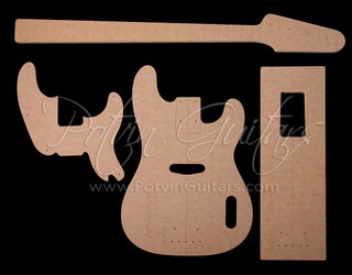 P-Style Bass Template Set - Potvin Guitars