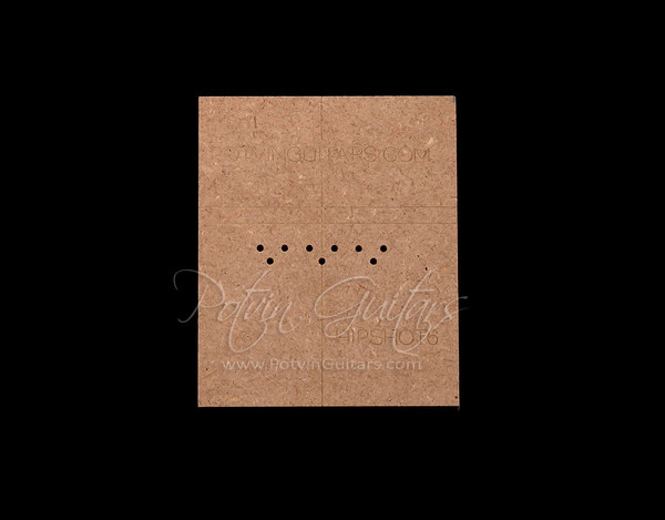 Hipshot 6 String Bridge Template - Potvin Guitars