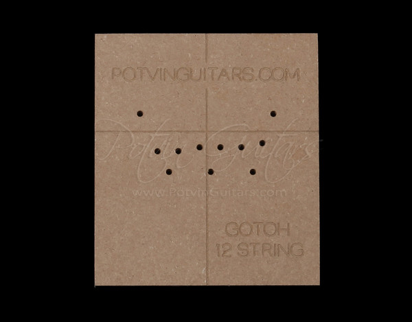 Gotoh 12 String Bridge Template - Potvin Guitars