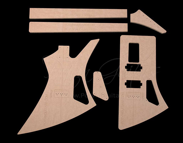 Kelly Template Set - Potvin Guitars