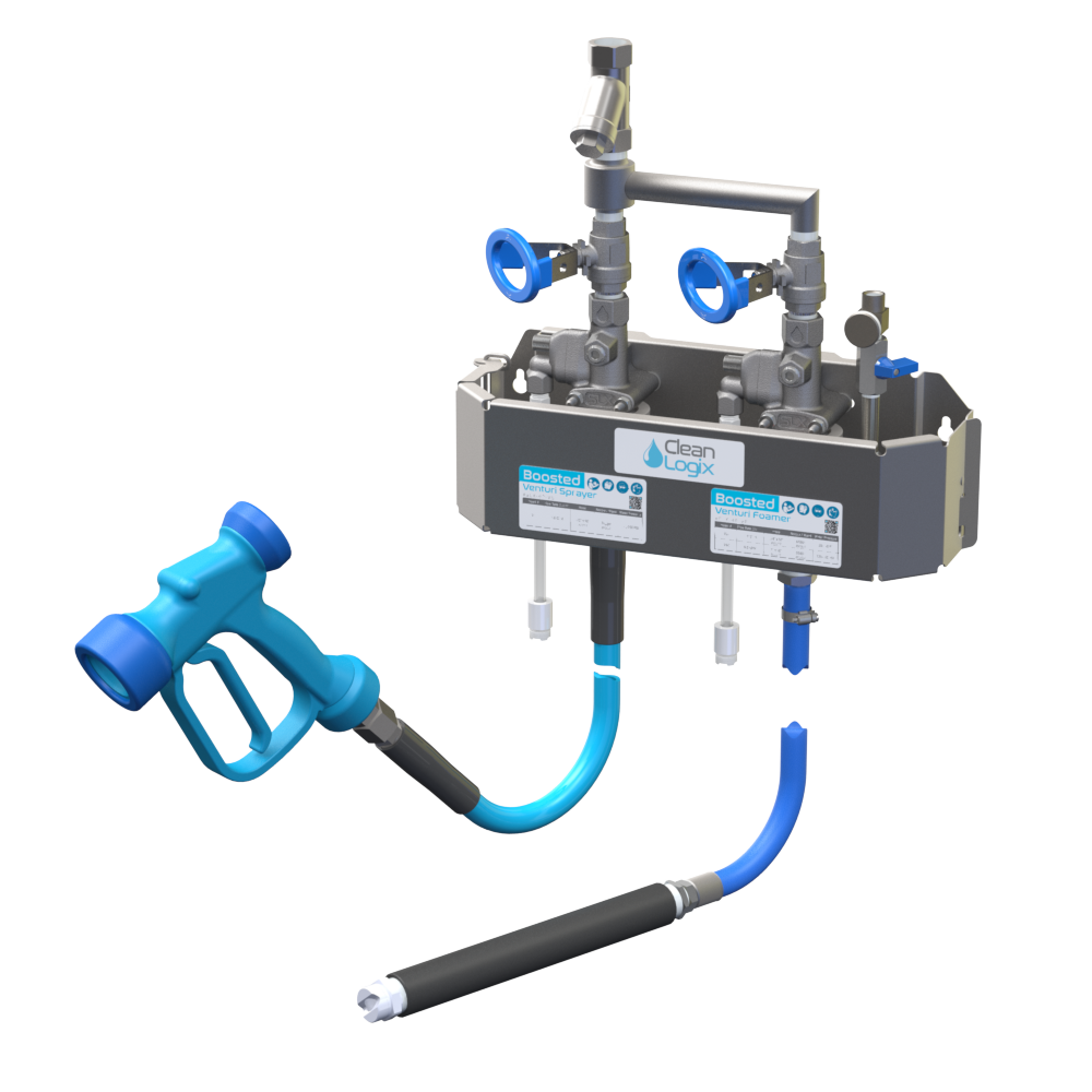 SLX Boosted Pressure Venturi Sanitize & Foam, 2-Station