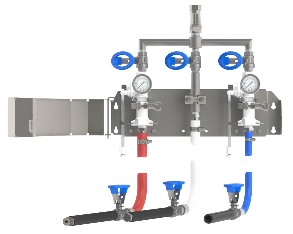 SLX Venturi Sanitizer, Rinse, & Airless Foamer Multi-Station