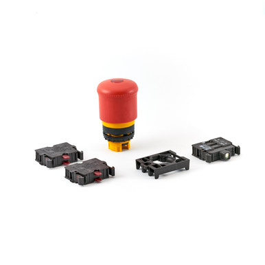 Emergency E-Stop, Push-Pull Pushbutton, Red - Clean Logix Store