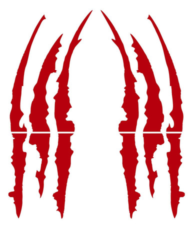 Headlight Scratch Rip Tear Tribal Reflective Vinyl Decal Sticker - DB ...