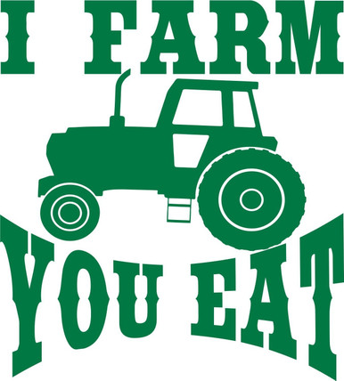 Farm Tractor Farming Agriculture Funny Truck Window Laptop Vinyl Decal ...