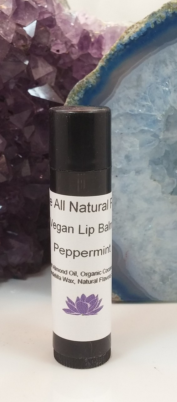 Flavor Infused Peppermint Lip Balm - The All Natural Face